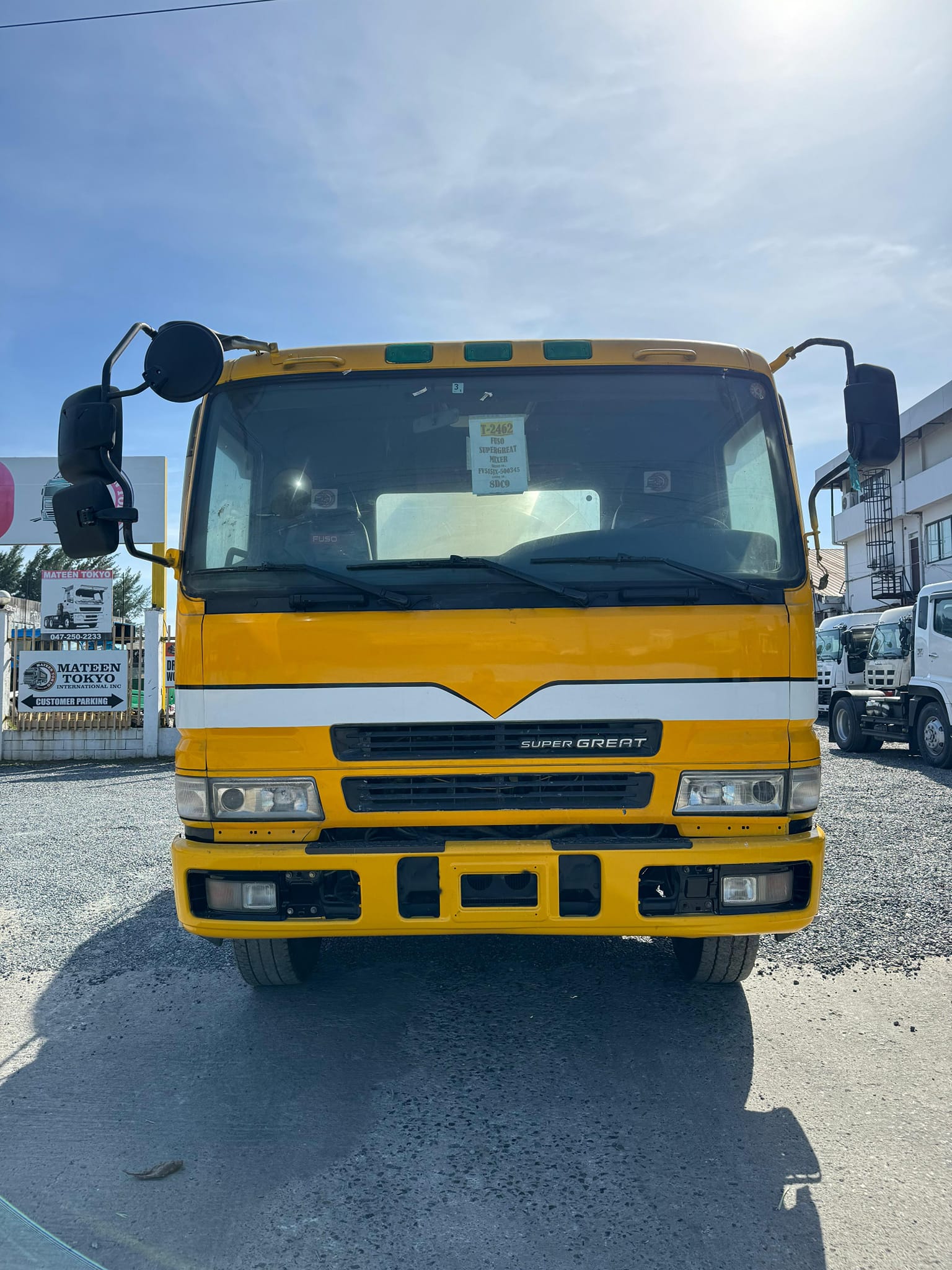 Fuso Super great Mixer Truck (10w) - Mateen Tokyo Intl. Inc